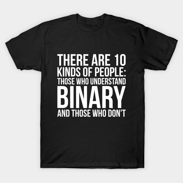 Understand Binary Or You Don't Funny Tech Computer Tee Shirts - Binary Code - T-Shirt | TeePublic